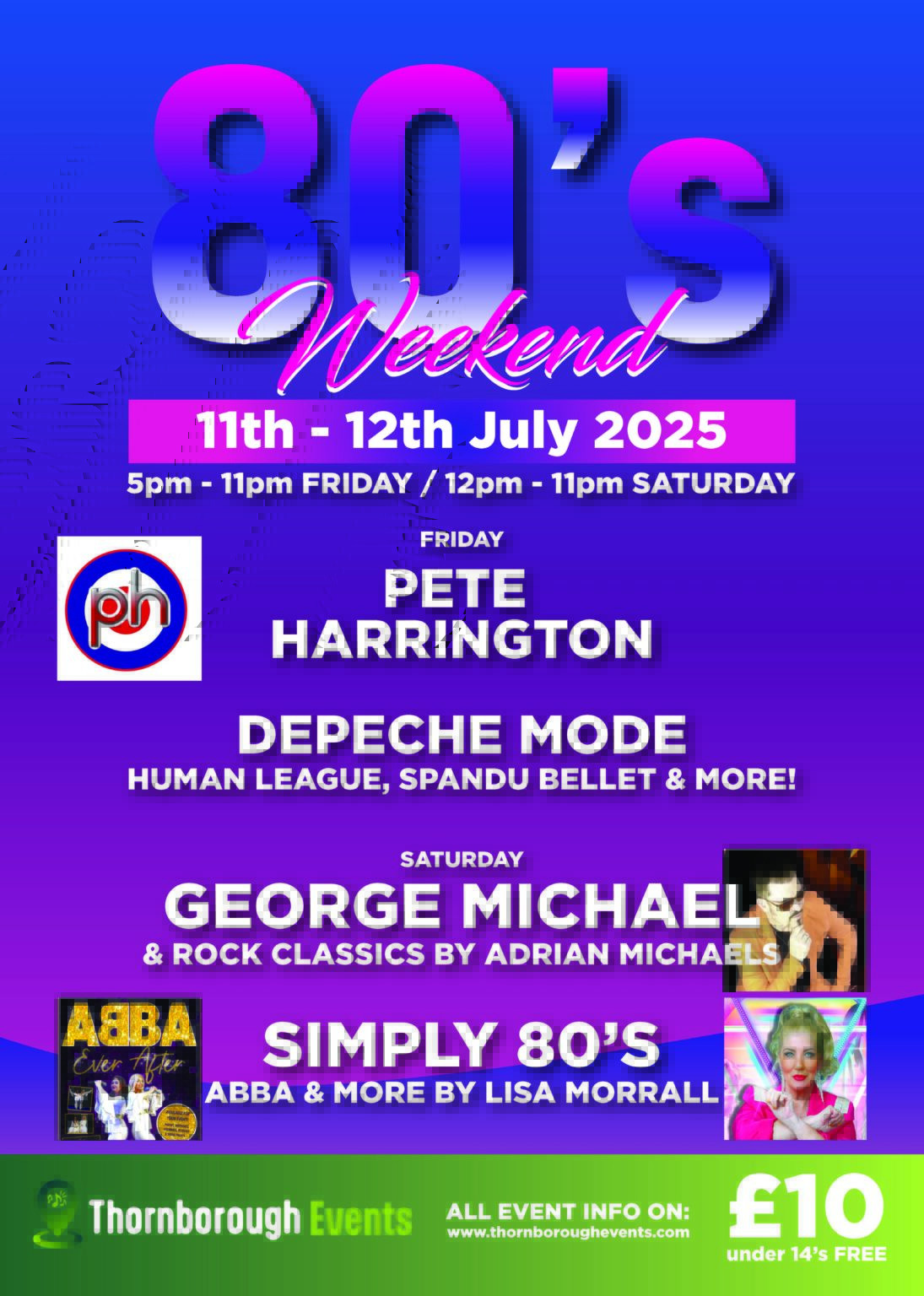 Live Music 80s Weekend 2025 | Tribute Festival In Birmingham